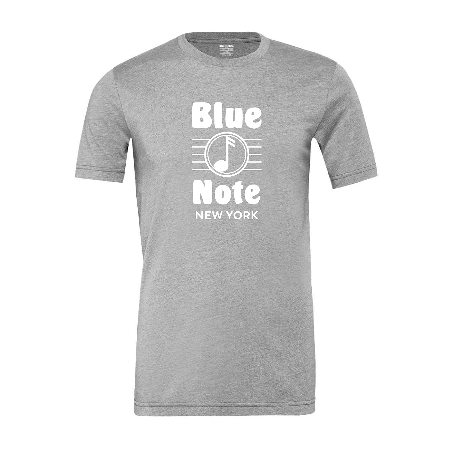 Blue Note Grey Tee White Logo l Unisex