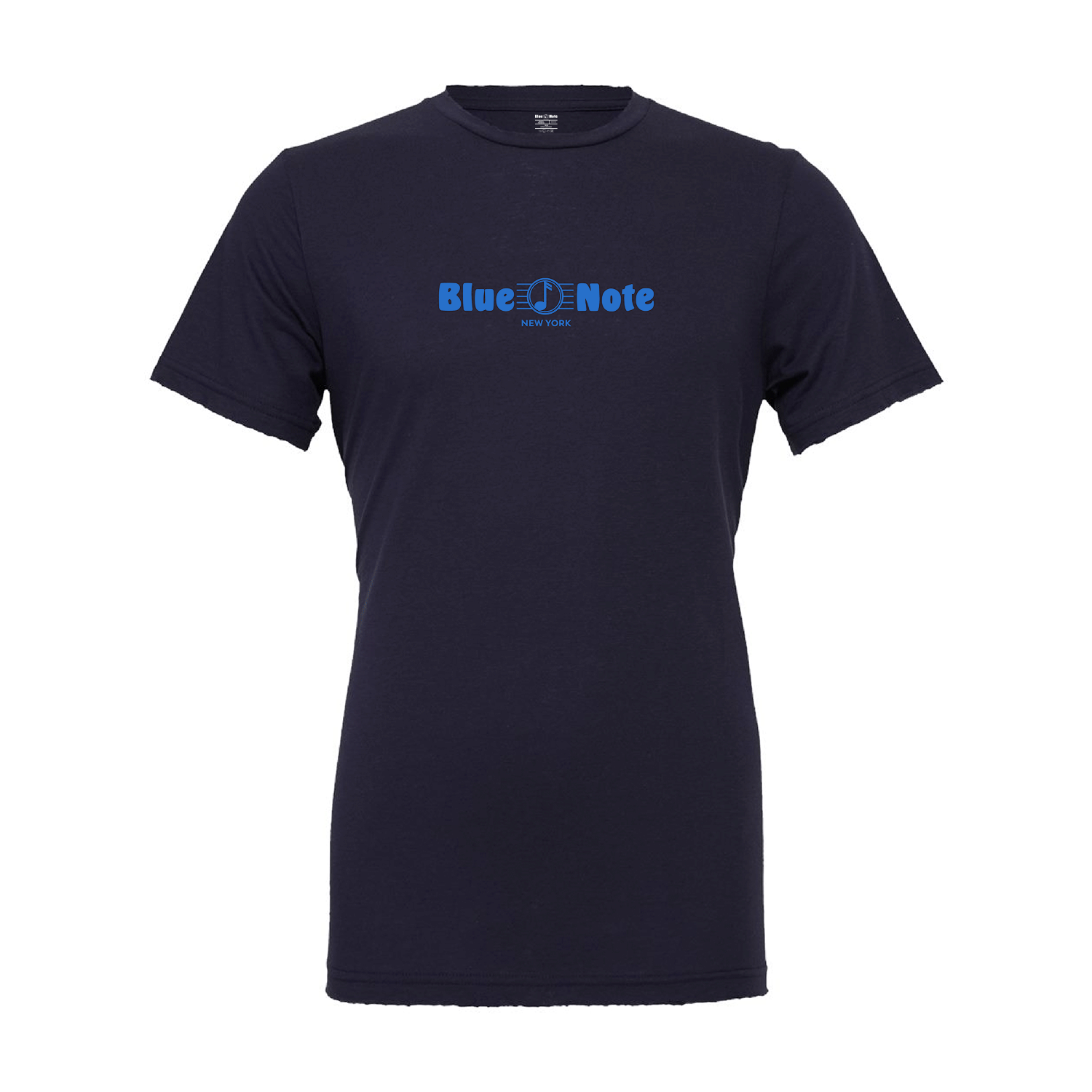 Blue Note Navy Tee Blue Horizontal Logo l Unisex